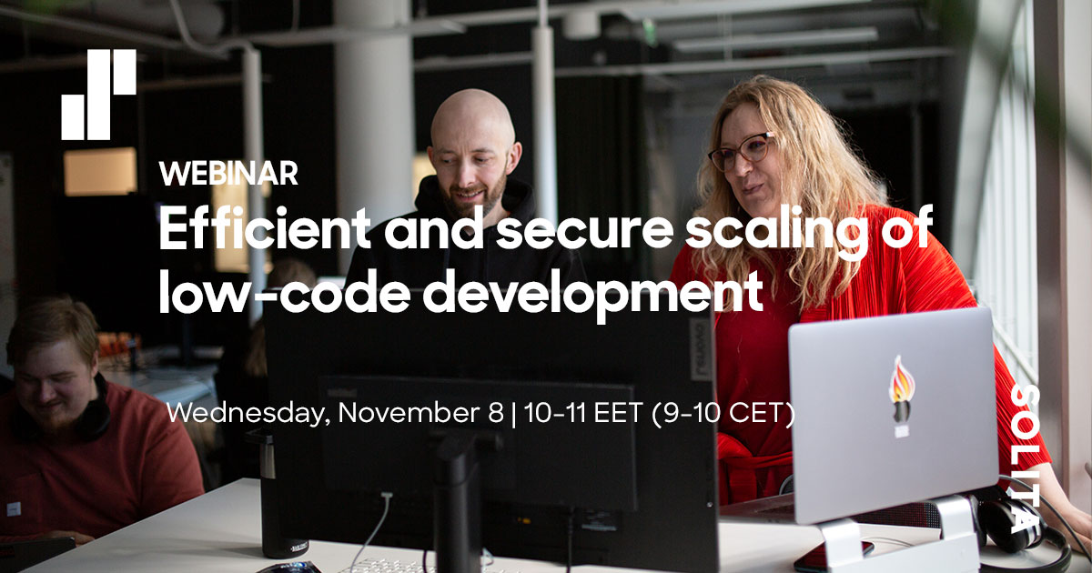 Webinar recording: Efficient and secure scaling of low-code development Webinar recording: Efficient and secure scaling of low-code development